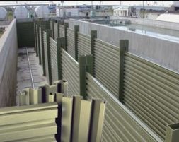 FRP Baffle Wall Panels - CSG Composites